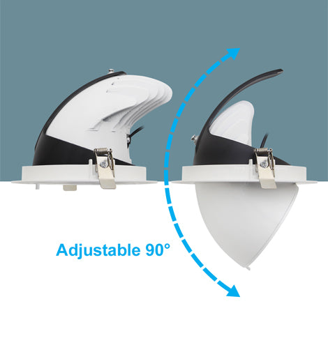 LED Downlight Adjustable Recessed Commercial Lighting 30w High Brightn ...