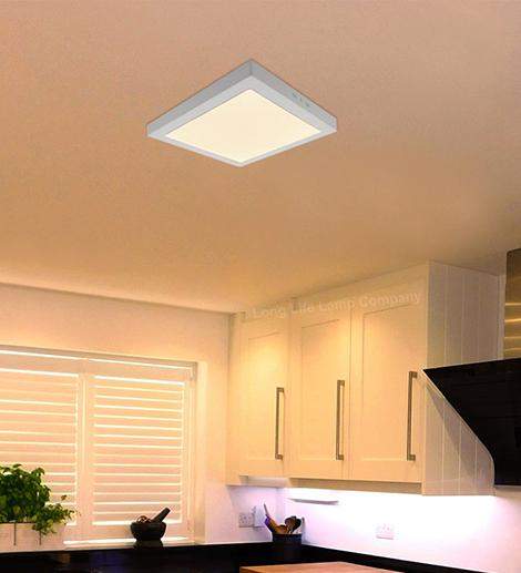 24w Surface Mount LED Square Panel 3500K Warm White 300 x 300 – PanelHut